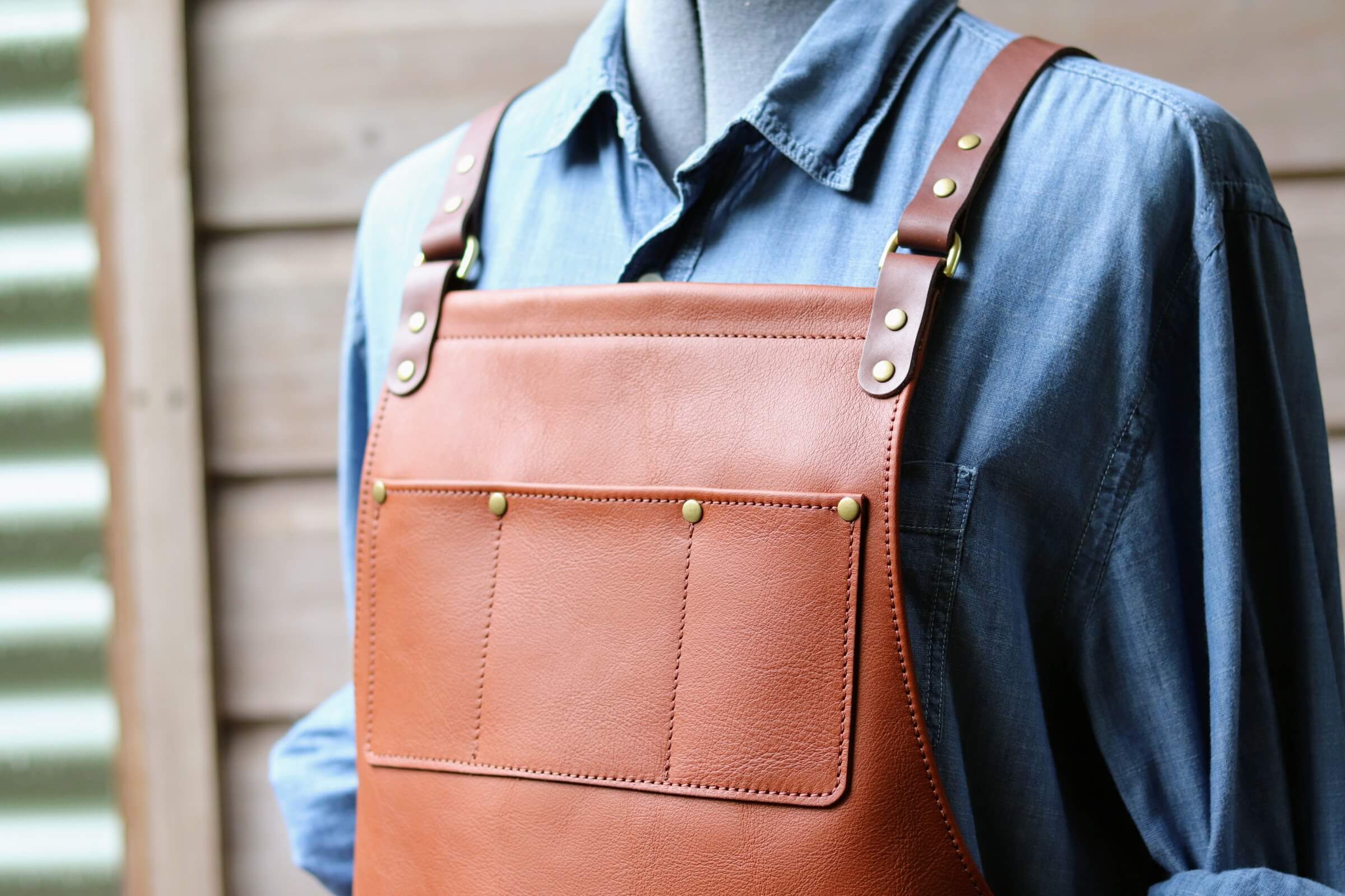 Lightweight Leather Apron | En Mina Leather