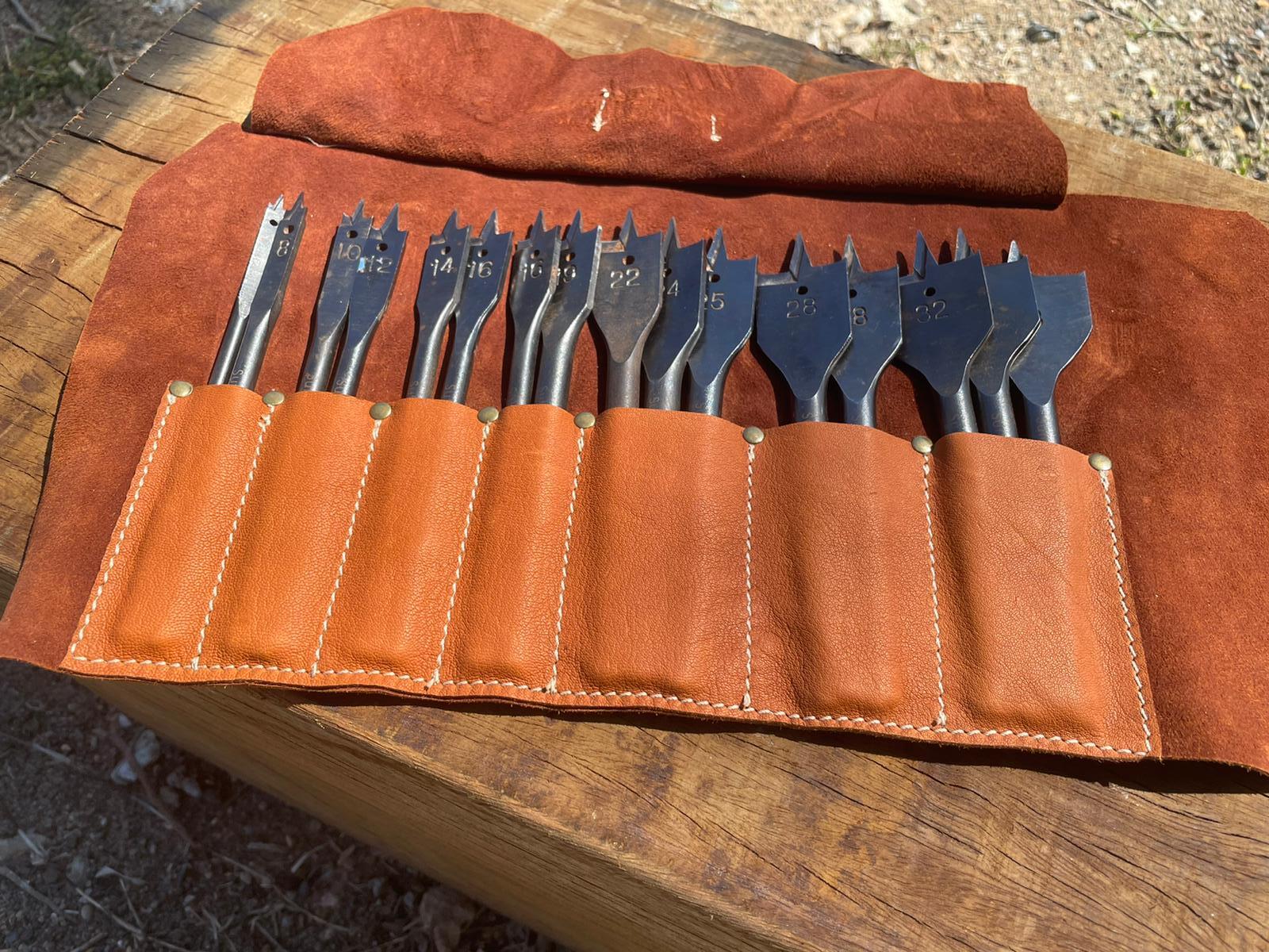 Spade Bits Roll | En Mina Leather